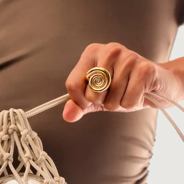MISSOMA Spiral Dome Statement Ring
