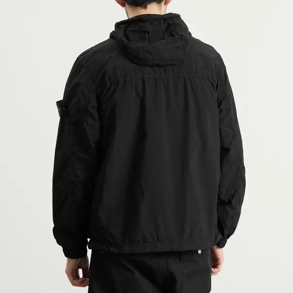 Stone Island Nylon Smerigliato-tc Shorts Parka Jacket