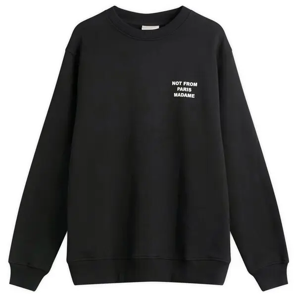 Drole De Monsieur Not From Paris Madame Crew Sweatshirt