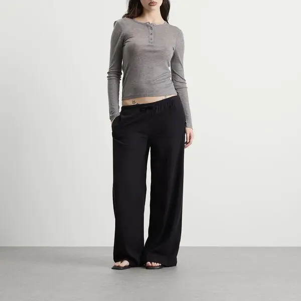 TALA Soft Linen Drawstring Trousers