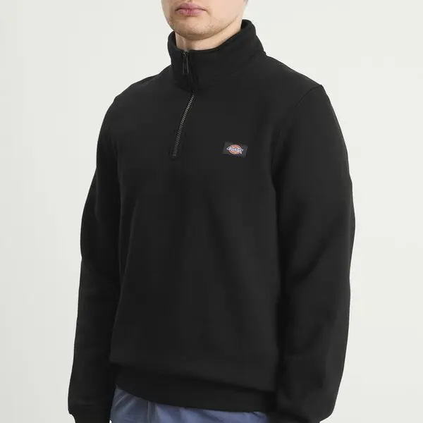 Dickies Oakport Quarter Zip Sweatshirt - Black