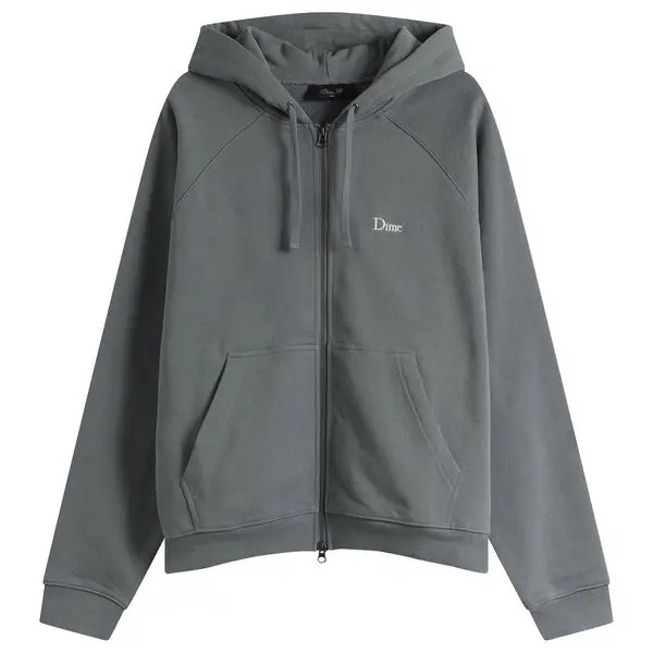 DIME Classic Small Logo Zip Hoodie