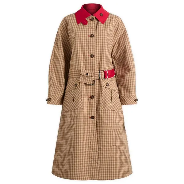 DAMSON MADDER Anja Reversible Honey Trench Coat Jacket
