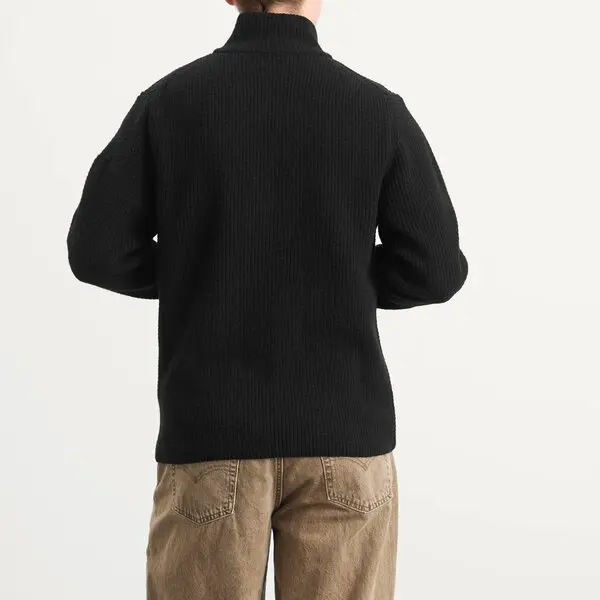 C.P. COMPANY Half Zip Lambswool Jumper