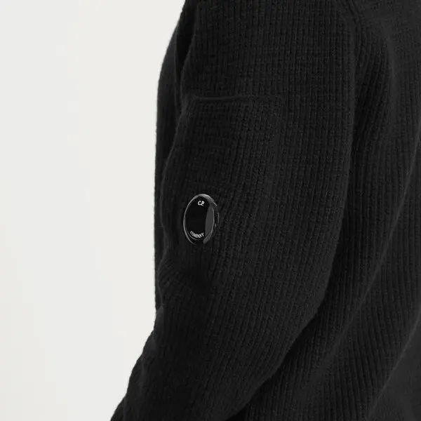 C.P. COMPANY Half Zip Lambswool Jumper