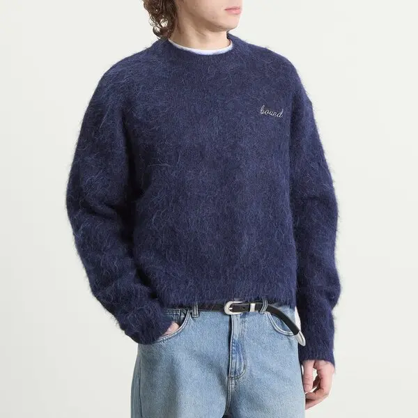BOUND Dexter Cropped Alpaca Jumper