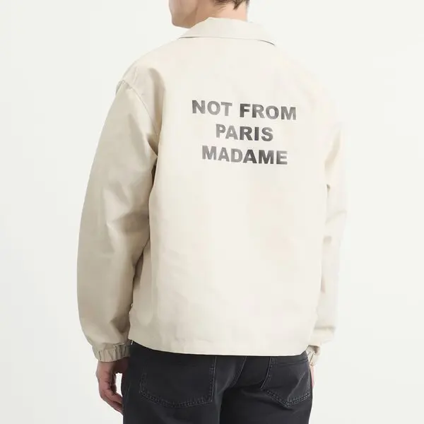 Drole De Monsieur Slogan Coach Jacket