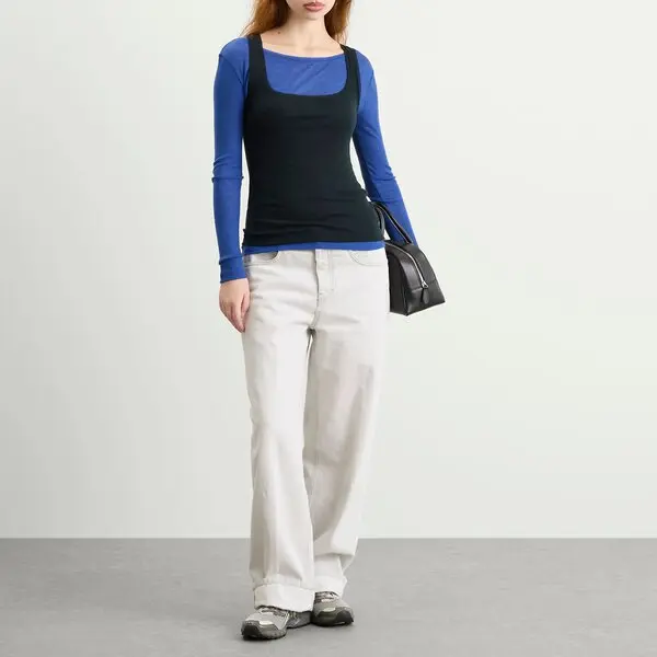 FRUITY BOOTY Double Layer Long Sleeve Top
