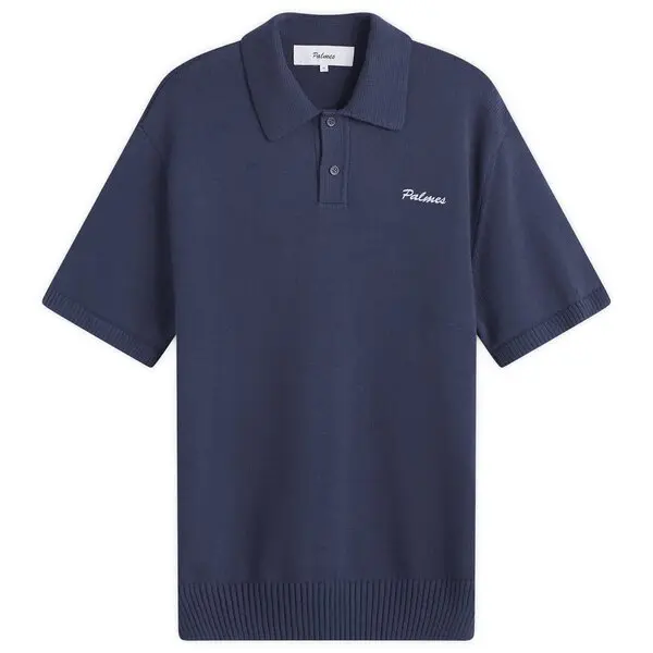 PALMES Cotton Knit Polo