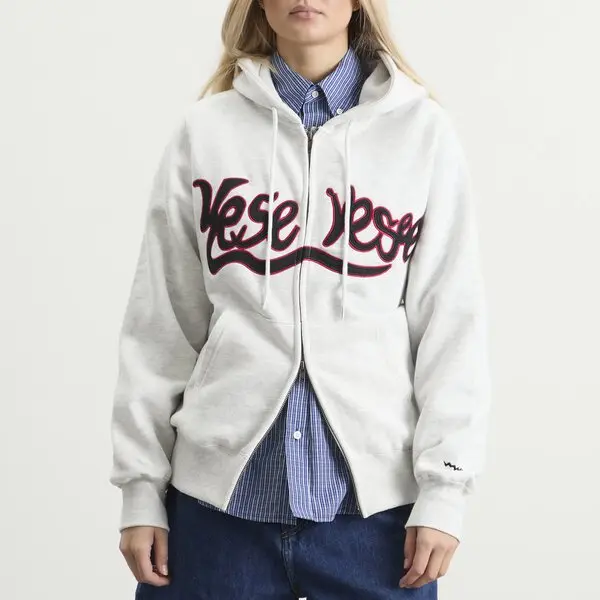 YESEYESEE Y.e.s Snail Logo Zip-up Hoodie