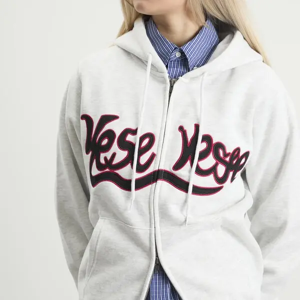 YESEYESEE Y.e.s Snail Logo Zip-up Hoodie
