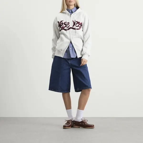 YESEYESEE Y.e.s Snail Logo Zip-up Hoodie