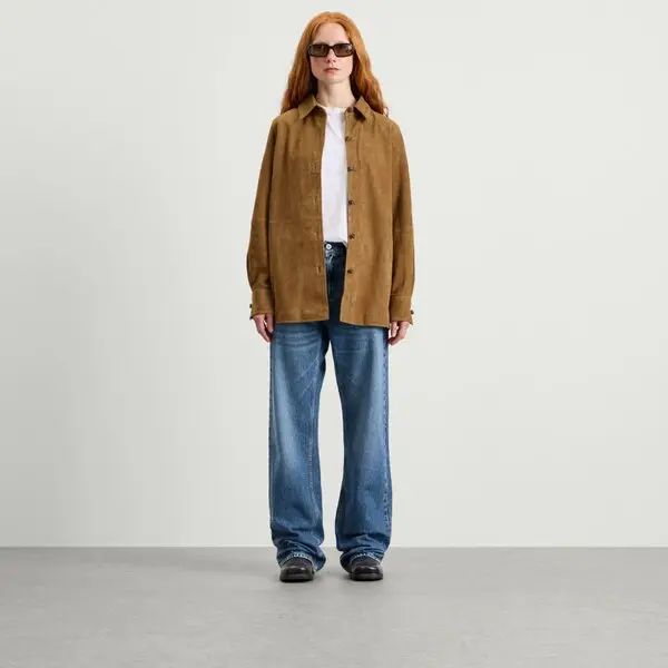 RÓHE Suede Pankou Overshirt