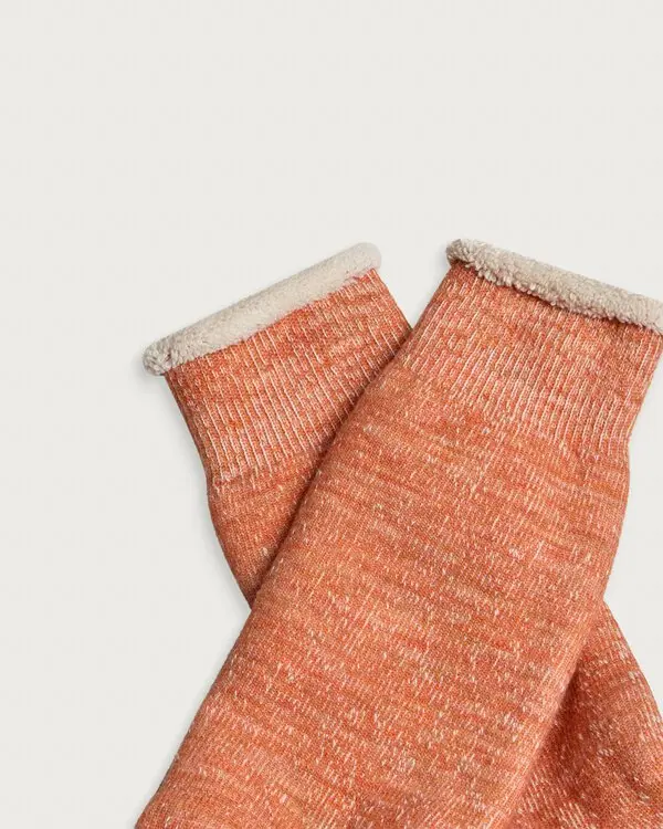 ROTOTO Double Face Sock - Orange