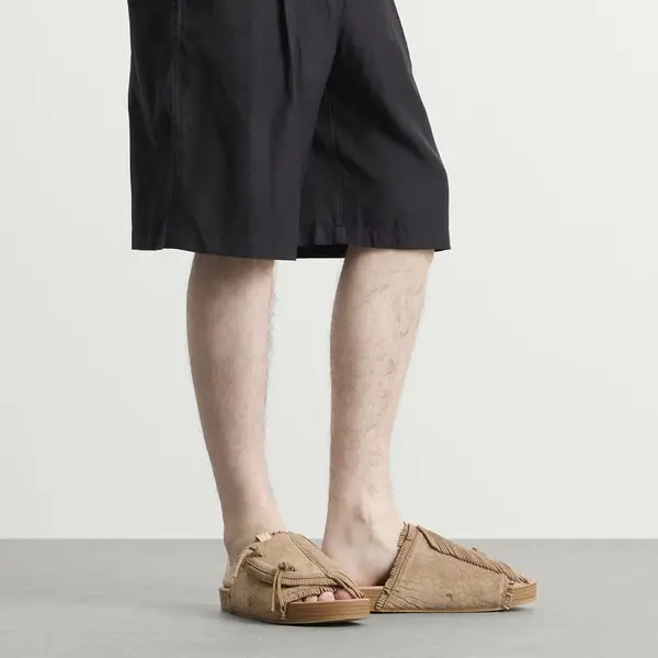 Visvim Christo Shaman Folk Sandal | Leather/rubber | End Clothing