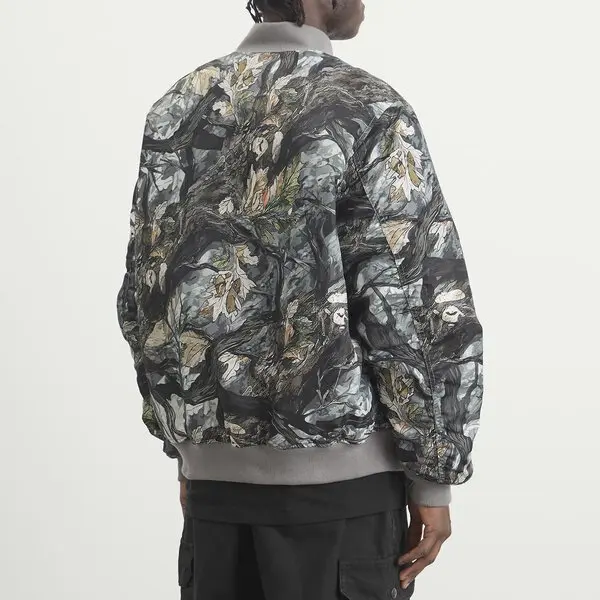 A BATHING APE Tree Edge Camo Bomber Jacket