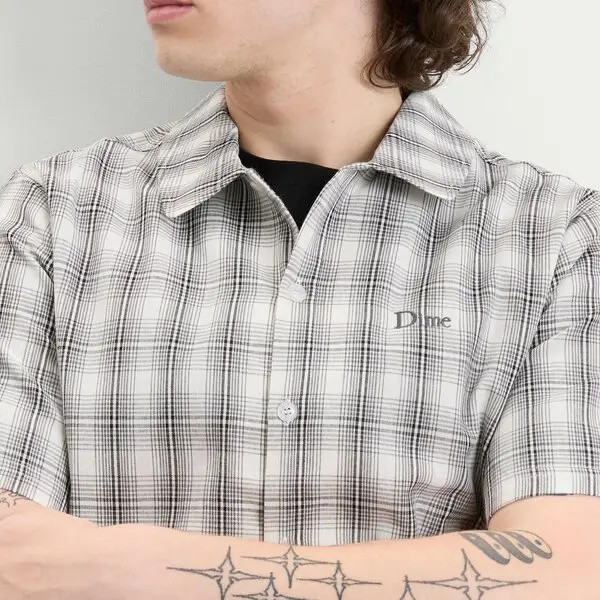 DIME Plaid Shorts Sleeve Shirt