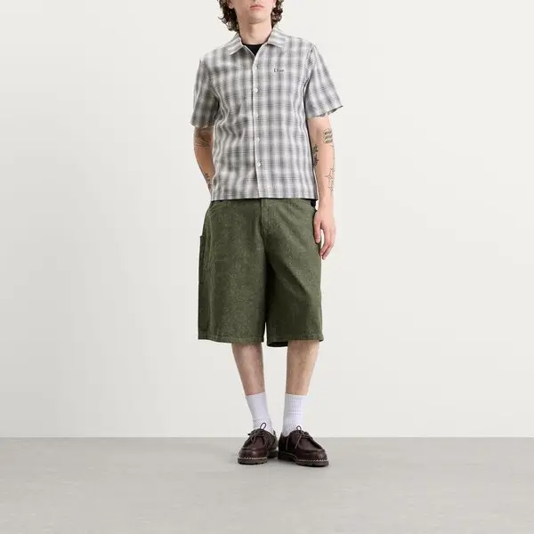 DIME Plaid Shorts Sleeve Shirt
