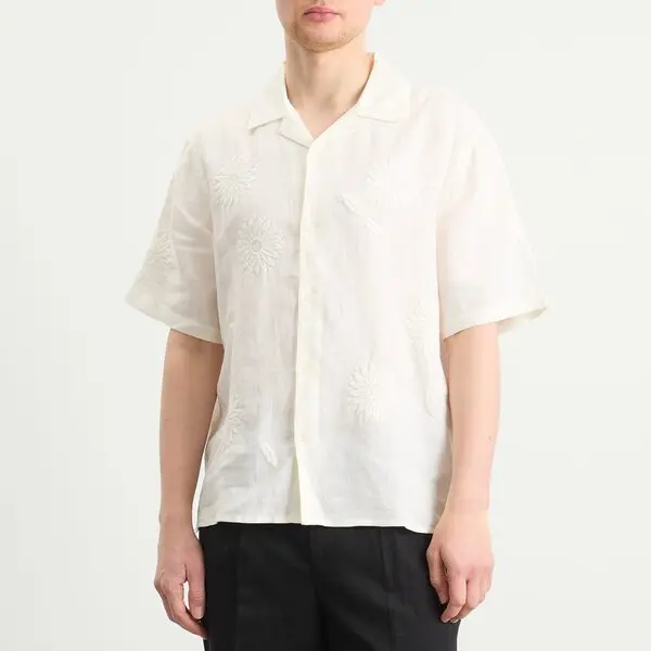 WAX LONDON Didcot Chunky Flower Vacation Shirt