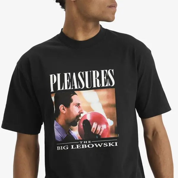 PLEASURES X The Big Lebowski Lick T-shirt