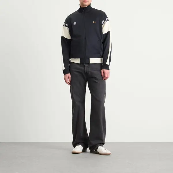 Fred Perry Meyba Cut And Sew Track Jacket