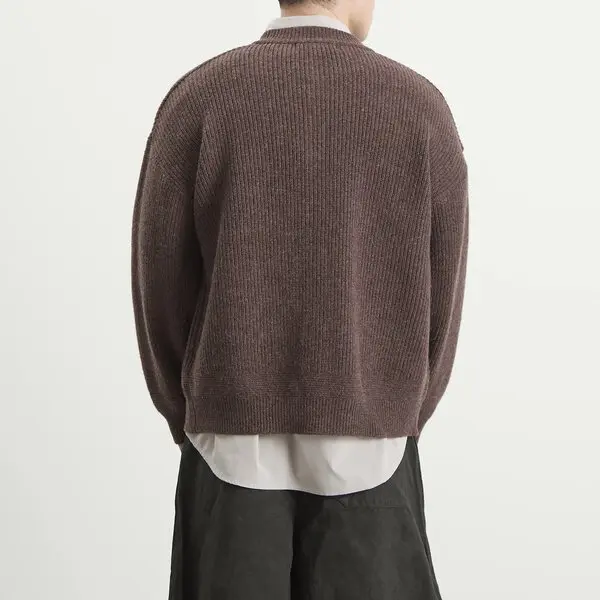 FRIZMWORKS Heavy Wool Round Cardigan