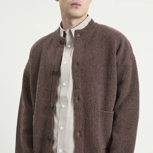 FRIZMWORKS Heavy Wool Round Cardigan