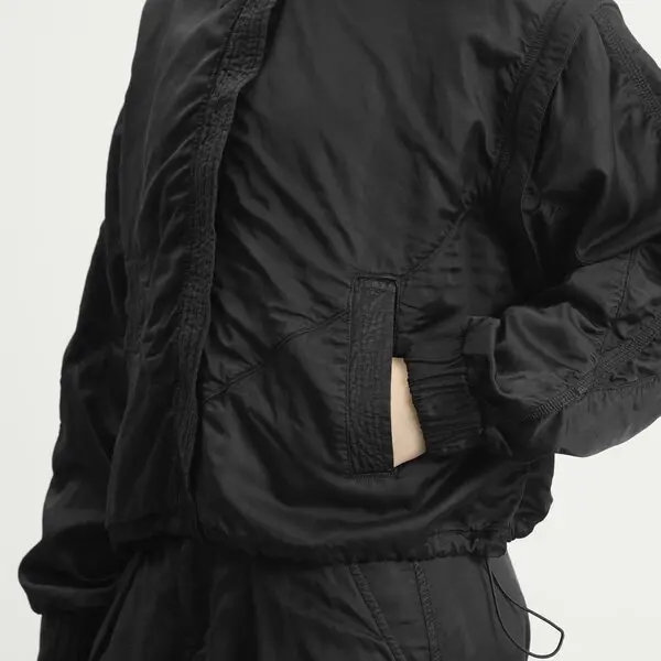 You Must Create Heath Bomber Satin Jacket