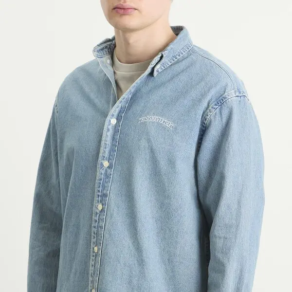 THISISNEVERTHAT Washed Denim Shirt