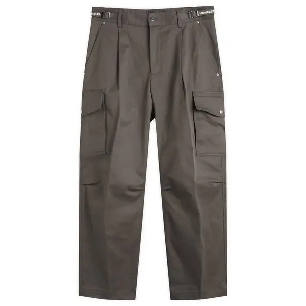 Moncler Gaberdine Cotton Cargo Trousers