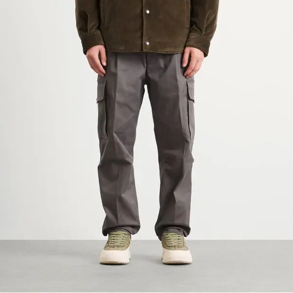 Moncler Gaberdine Cotton Cargo Trousers