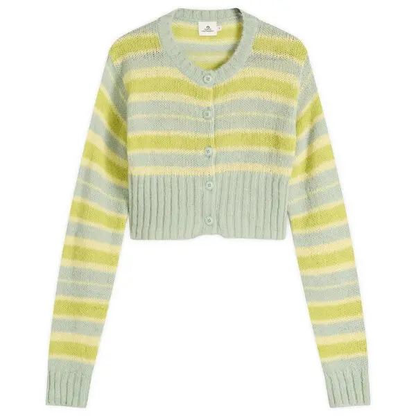 SUNDAYFRUITMARKET Sun Cropped Cardigan - Mint