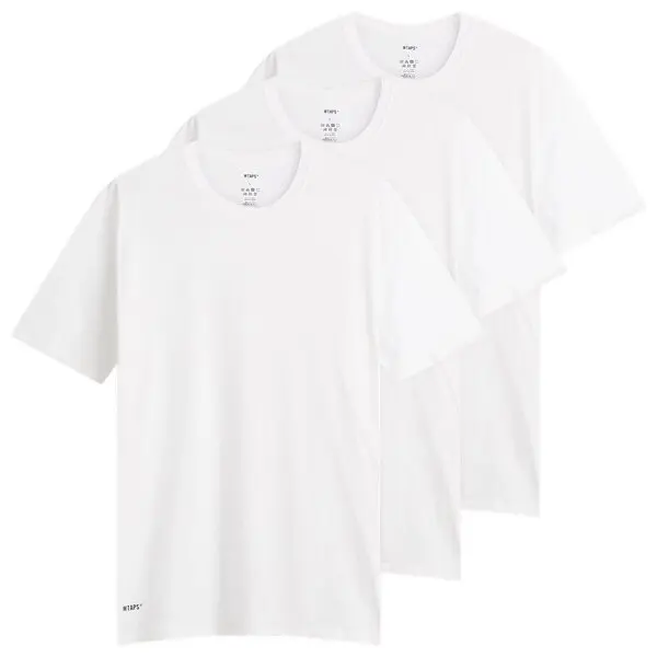 WTAPS Skivvies 3-pack T-shirt - White