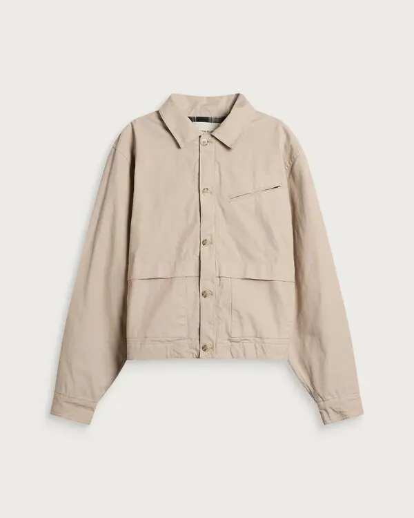 ENTIRE STUDIOS Hatch Cotton Jacket - Stone