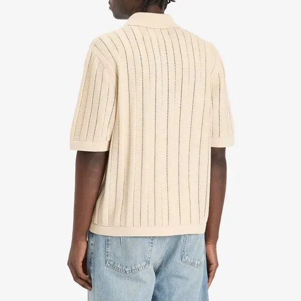 CORRIDOR Acid Wash Knit Shirt