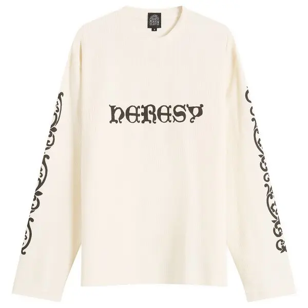 HERESY Wrought Long Sleeve Waffle T-shirt
