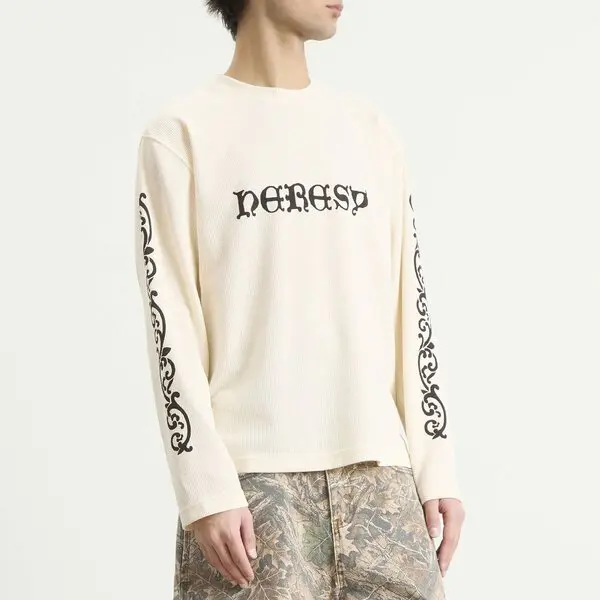 HERESY Wrought Long Sleeve Waffle T-shirt