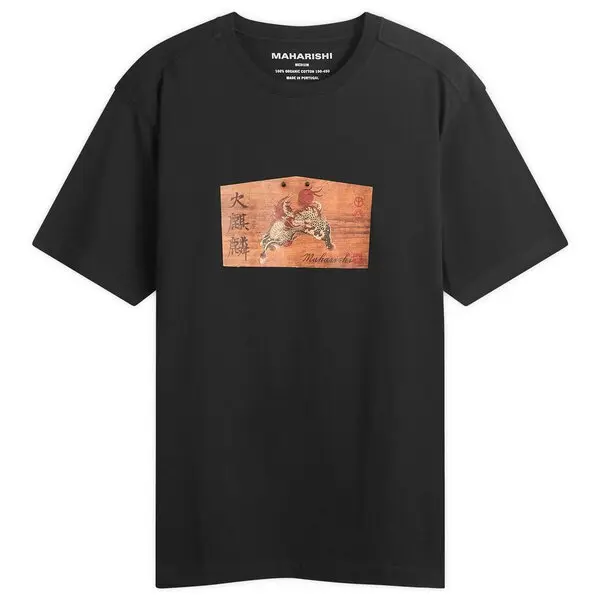 MAHARISHI Ema Kirin Plaque T-shirt