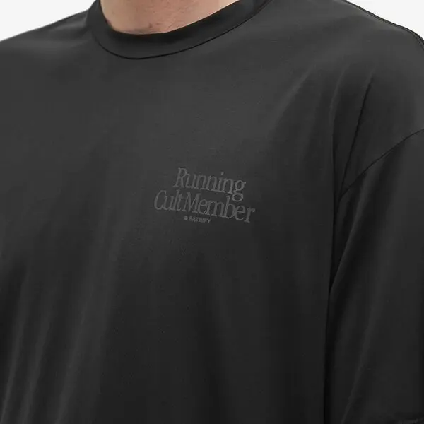 Satisfy Auralite Running Cult Member T-shirt - Black
