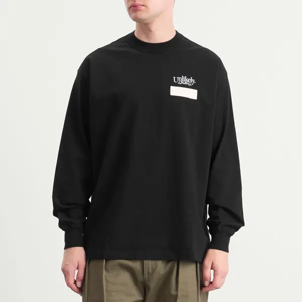 UNLIKELY DRY GOODS Team Logo Long Sleeve T-shirt