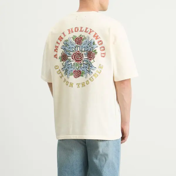 Amiri Crystal Out For Trouble T-shirt
