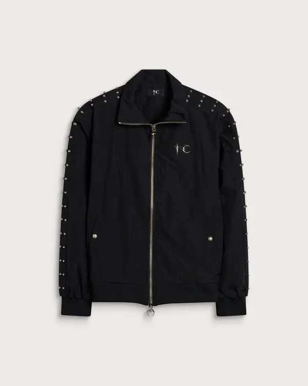 THUG CLUB Triple Line Stud Track Jacket