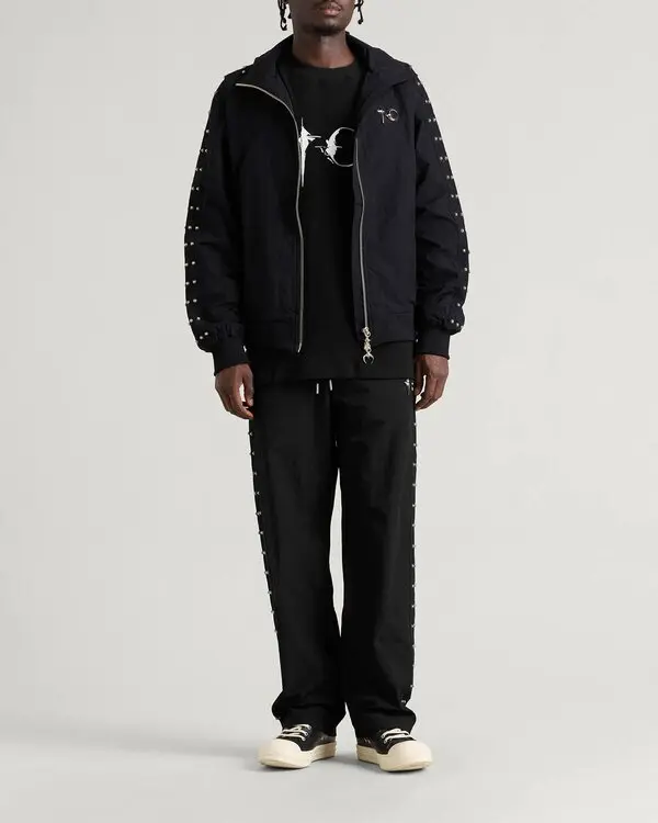 THUG CLUB Triple Line Stud Track Jacket