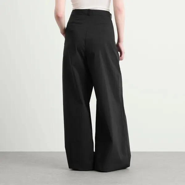 ST. AGNI Adjustable Palazzo Pants - Black
