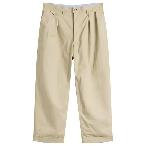 BEAMS 2 Pleat Chino