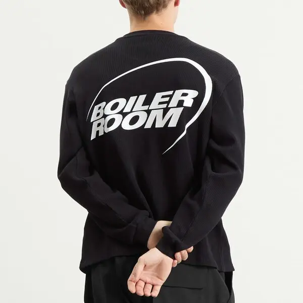 BOILER ROOM Waffle Long Sleeve T-shirt