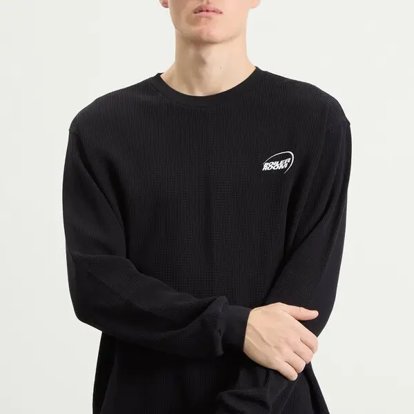 BOILER ROOM Waffle Long Sleeve T-shirt