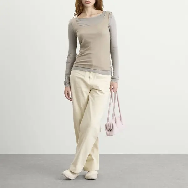 FRUITY BOOTY Double Layer Long Sleeve Top