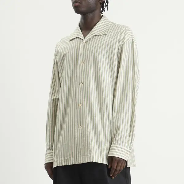 Issey Miyake Stripe Long Sleeve Shirt