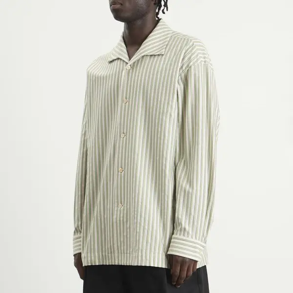 Issey Miyake Stripe Long Sleeve Shirt